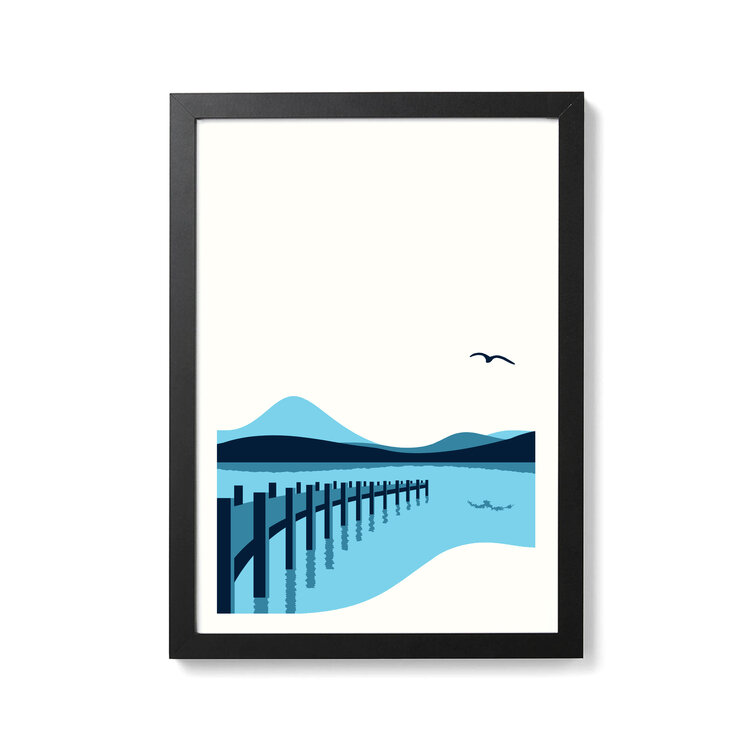 Lake Windermere Screen Print - Colour & Space