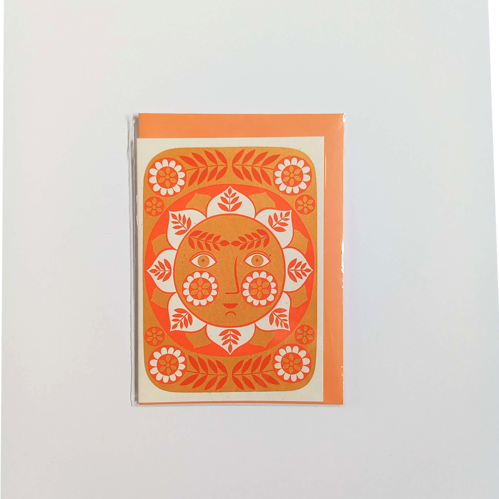Sunshine Greeting Card - Colour & Space