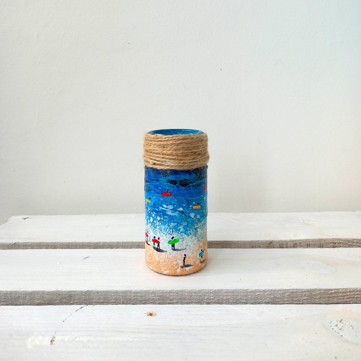 Hand Painted Stem Jar - Colour & Space